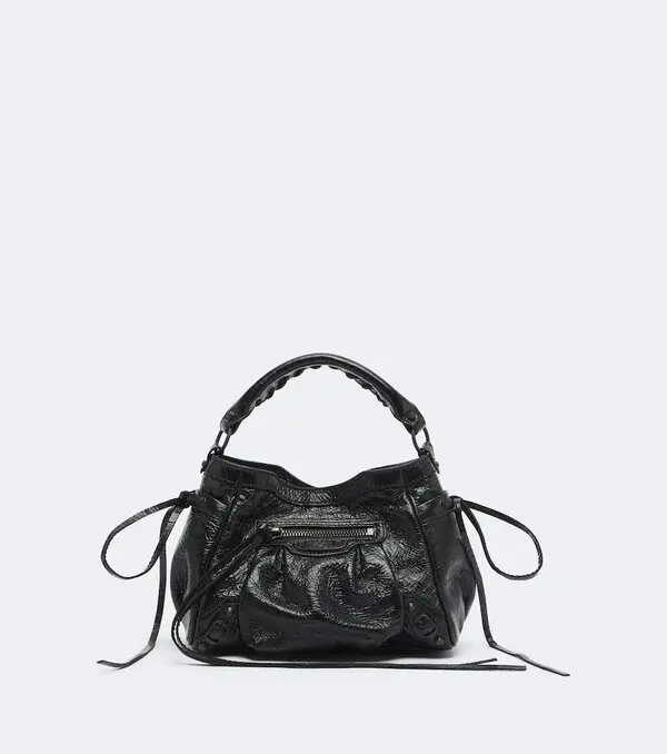 Balenciaga Le City Nano Leather Top-handle Bag - Black