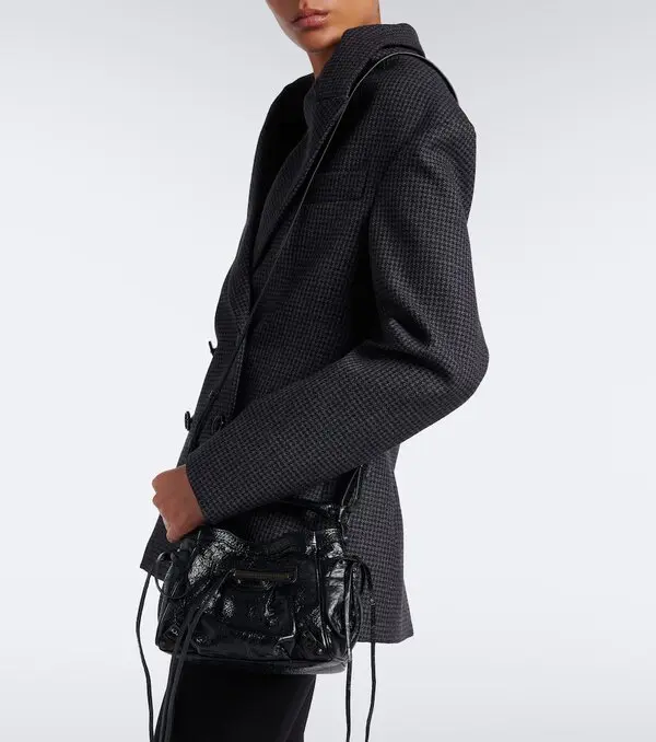 Balenciaga Le City Nano Leather Top-handle Bag - Black