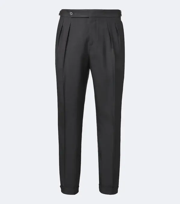 Brunello Cucinelli Silk Tuxedo Pants