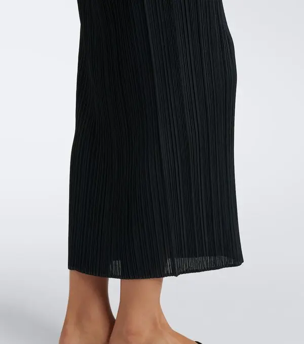 Issey Miyake Basics Pleated Maxi Skirt
