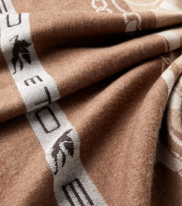 Etro Fringe-trimmed Wool Jacquard Throw