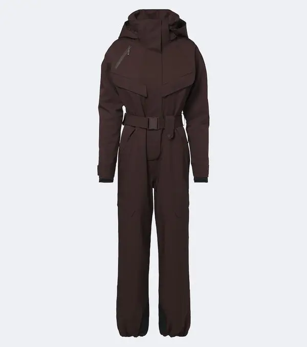 Cordova Apex Hooded Ski Suit - Brown