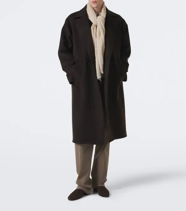 STOFFA Stòffa Fringed Cashmere And Linen Scarf