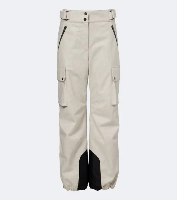 Brunello Cucinelli Virgin Wool Ski Pants - Beige