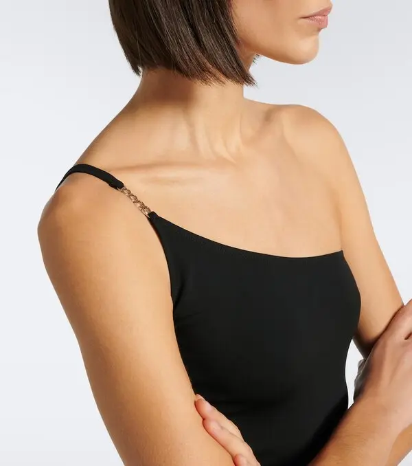 Gucci One-shoulder Crêpe Jersey Midi Dress
