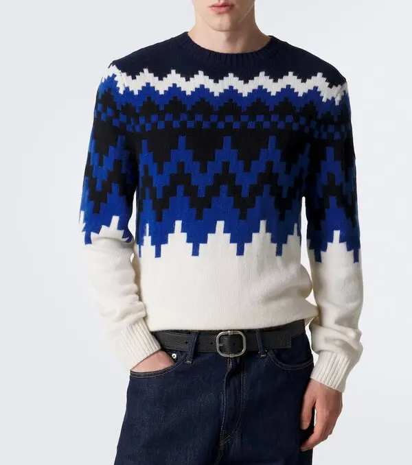 Canada Goose Eri Intarsia Wool And Alpaca Sweater
