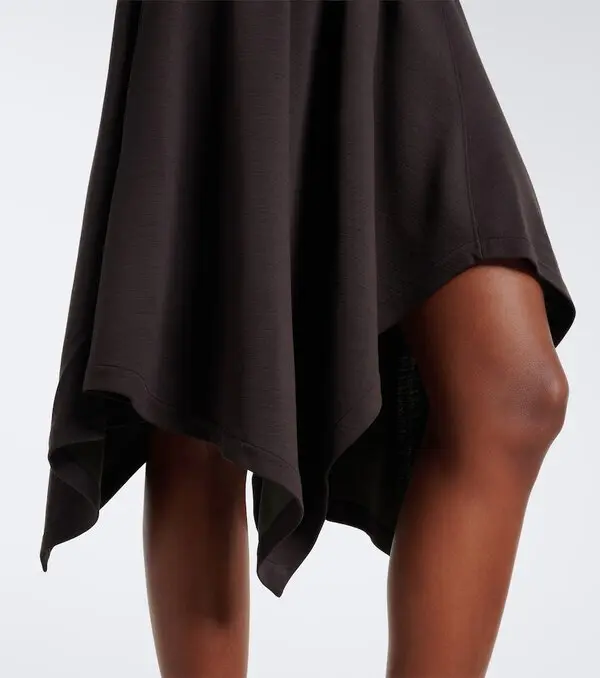 LEMAIRE Gathered Wool-blend Dress