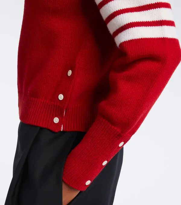 Thom Browne 4-bar Wool Cardigan