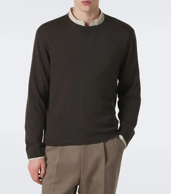 STOFFA Stòffa Wool And Silk Sweater