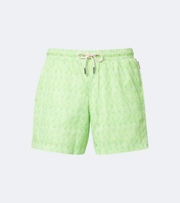 Orlebar Brown Boxer Iii Printed Swim Trunks - Green