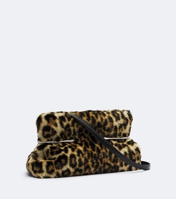 Givenchy Pinch Soft Leopard-print Clutch