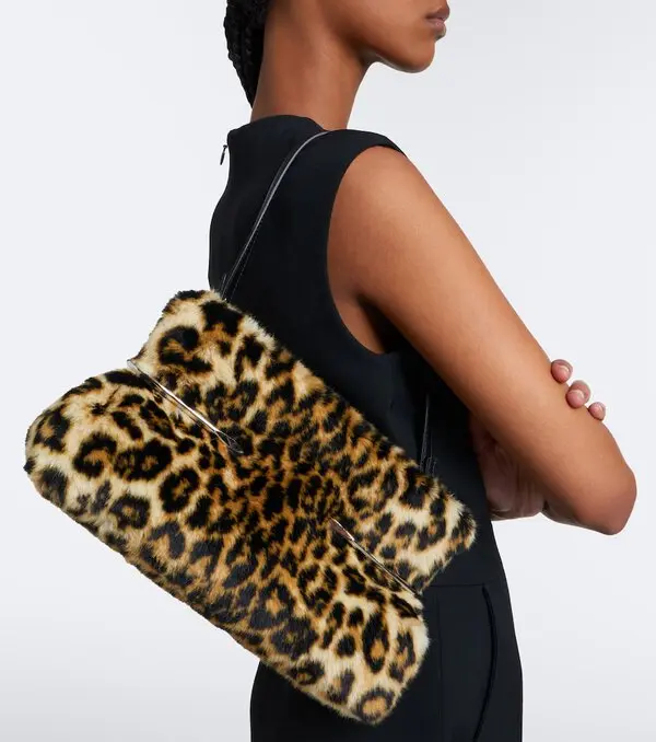 Givenchy Pinch Soft Leopard-print Clutch