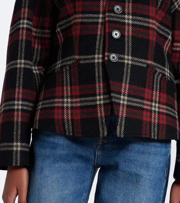 Polo Ralph Lauren Plaid Wool-blend Tweed Jacket
