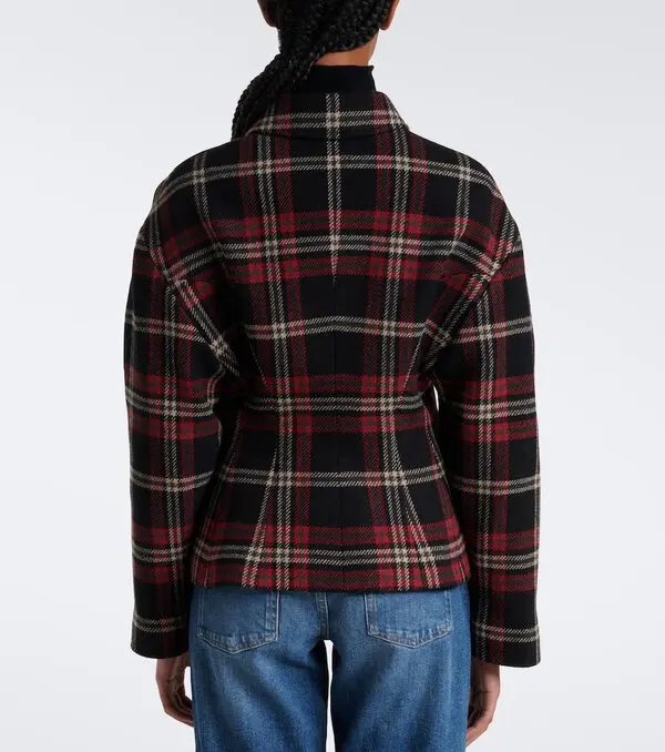 Polo Ralph Lauren Plaid Wool-blend Tweed Jacket