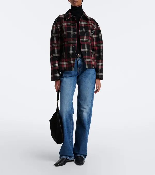 Polo Ralph Lauren Plaid Wool-blend Tweed Jacket