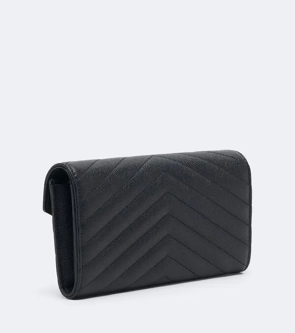 Saint Laurent Cassandre Large Matelassé Leather Wallet
