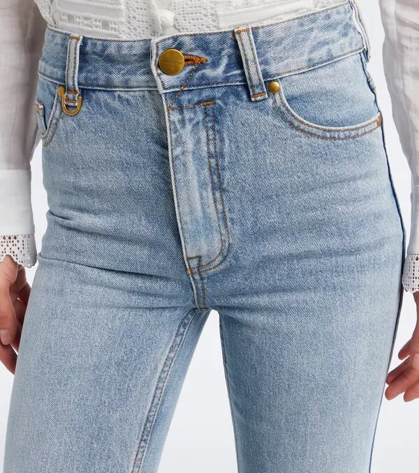 Zimmermann Faded Flared Jeans - Blue