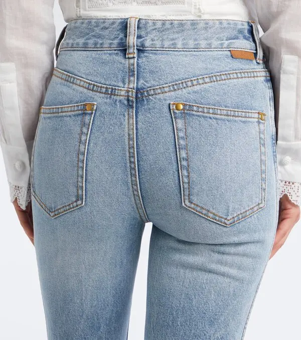 Zimmermann Faded Flared Jeans - Blue