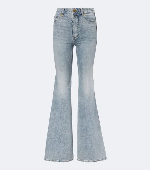 Zimmermann Faded Flared Jeans - Blue