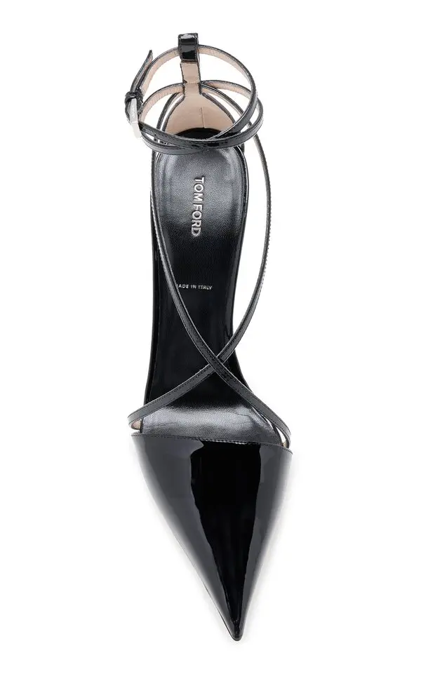 TOM FORD 105mm Patent Leather Lia Pump