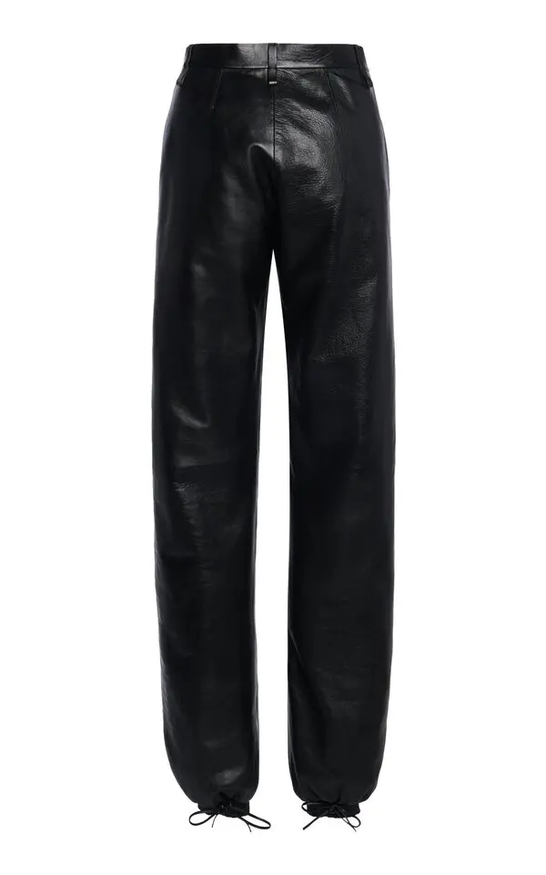 TOM FORD Vintage-look Lambskin Jogger Pants