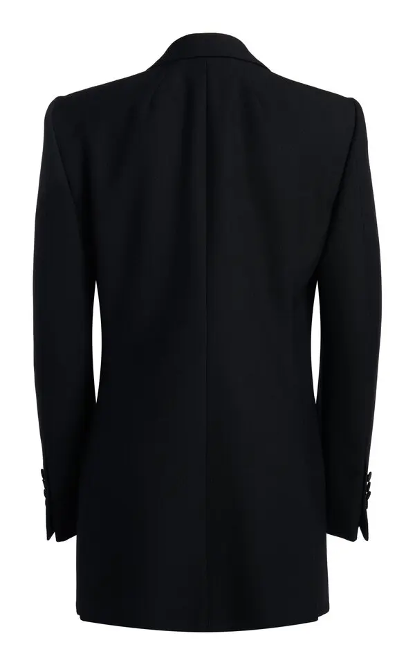 TOM FORD Sharp Wool Double-breasted Tuxedo Blazer