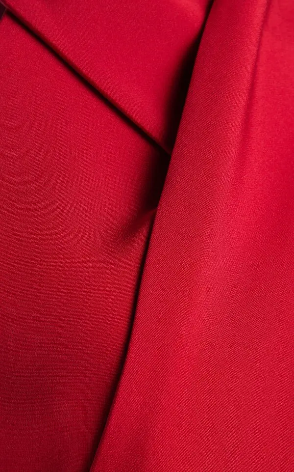 TOM FORD Round Silk Sablé Open-back Evening Maxi Dress