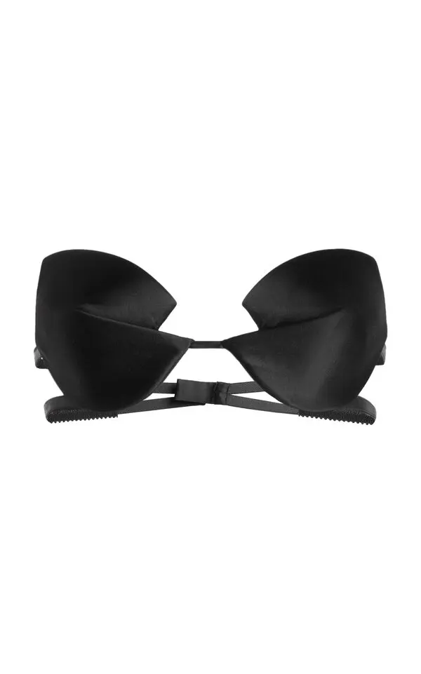 TOM FORD Silk Duchesse Strapless Evening Bra - Black