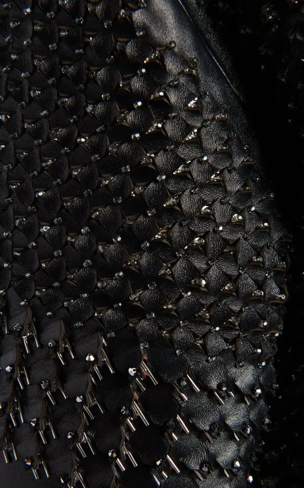 TOM FORD Embroidered Nappa Lambskin Mini Dress