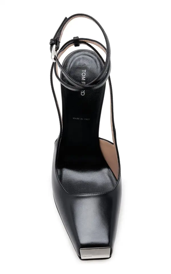 TOM FORD 105mm Prism Ankle Strap Pump