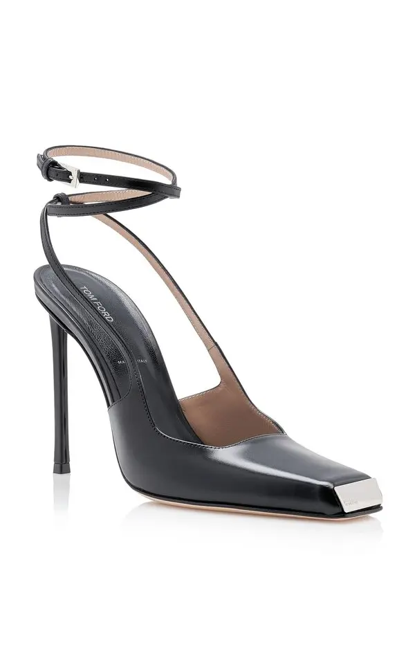 TOM FORD 105mm Prism Ankle Strap Pump