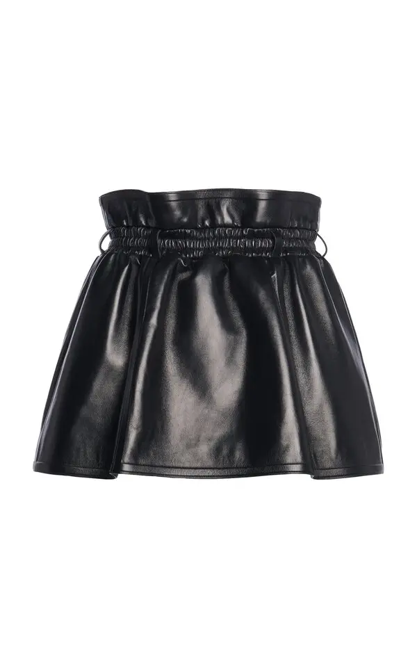 TOM FORD Embroidered Nappa Lambskin Mini Skirt