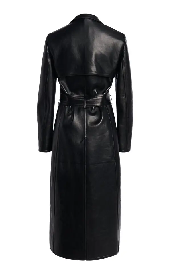 TOM FORD Phantom Nappa Lambskin Long Trenchcoat