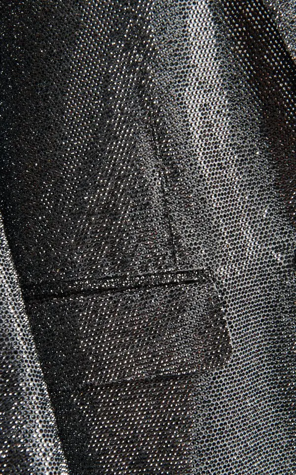 TOM FORD Crystal-embroidered Cotton-silk Blazer