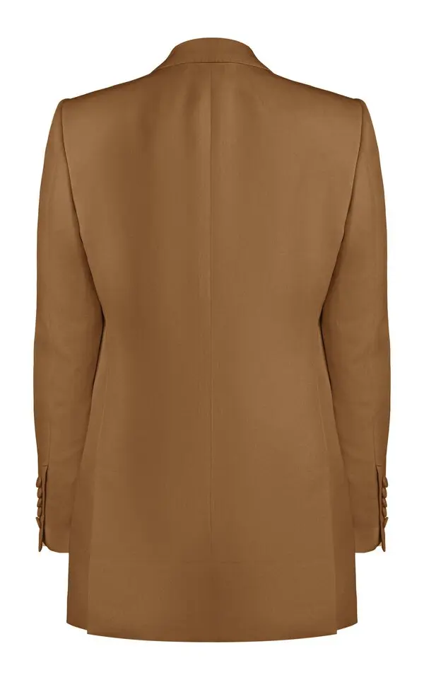TOM FORD Enzymed Silk Canvas Double-breasted Jacket