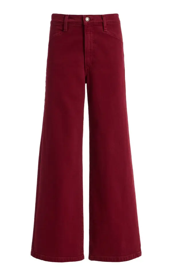 FAVORITE DAUGHTER The Mischa High-rise Wide-leg Jeans