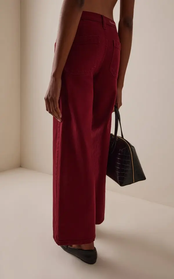 FAVORITE DAUGHTER The Mischa High-rise Wide-leg Jeans