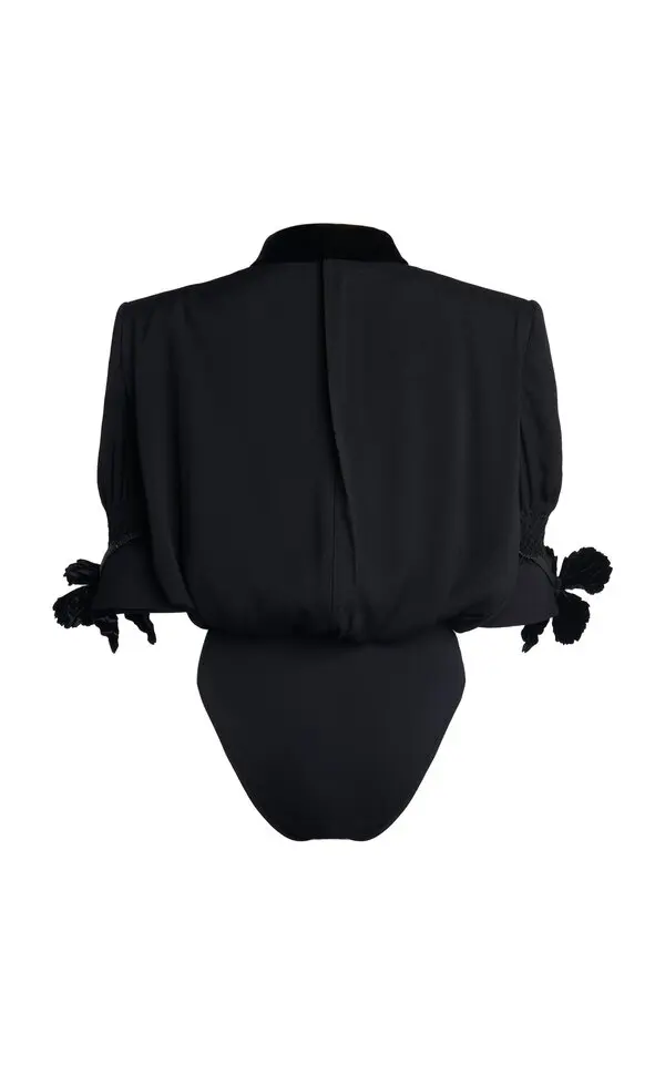 TOM FORD Satin Evening T-shirt Bodysuit