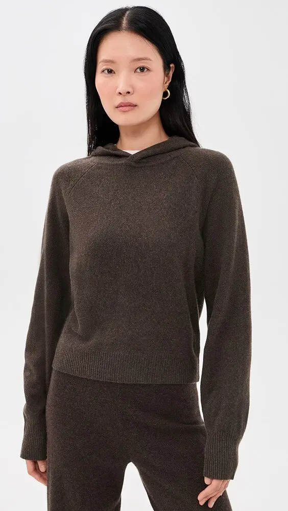 REFORMATION Reed Cashmere Hoodie - Compost
