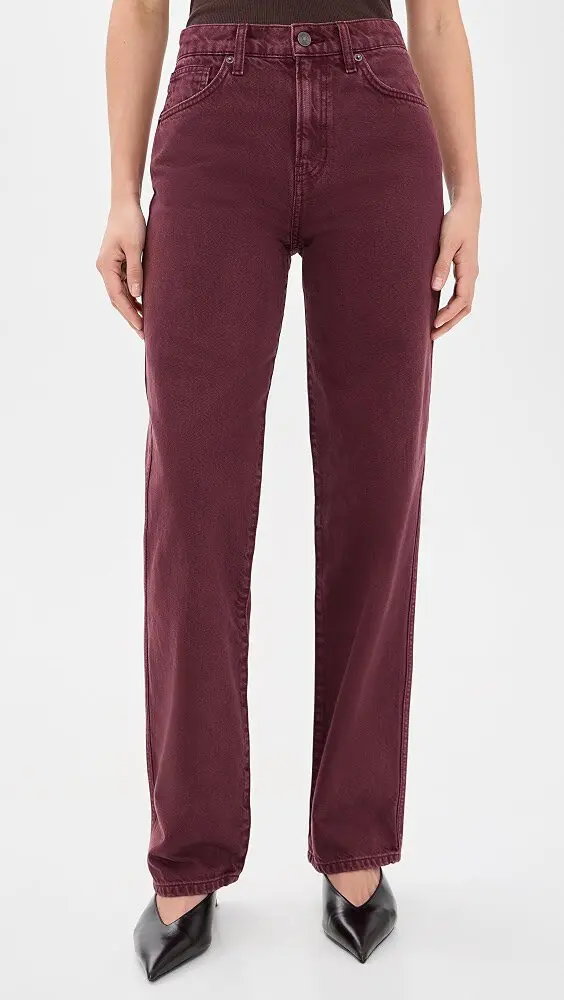 REFORMATION Val 90s Mid Straight Jeans
