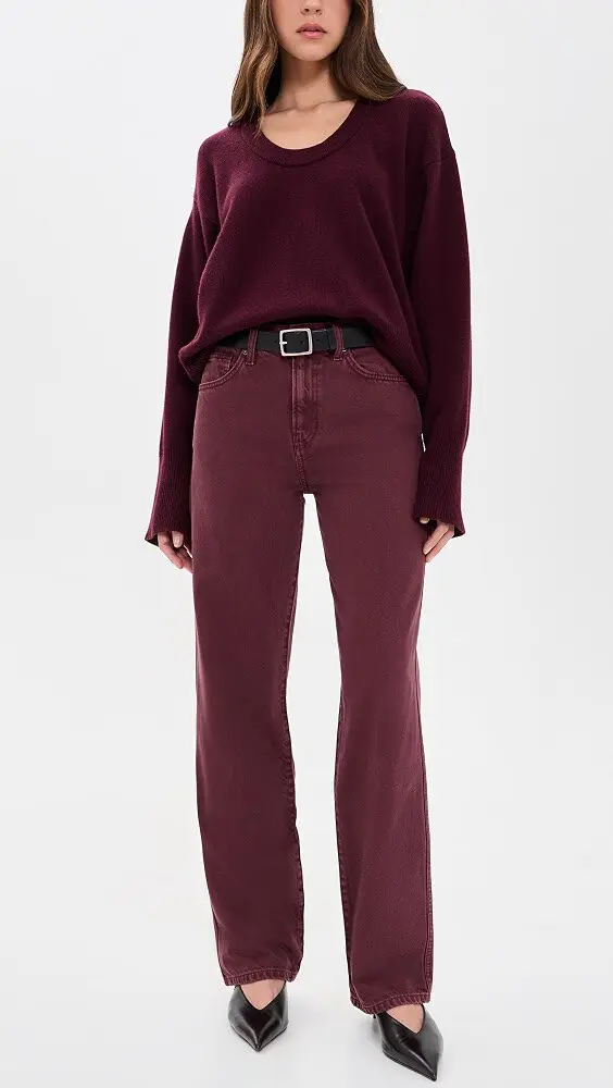REFORMATION Val 90s Mid Straight Jeans