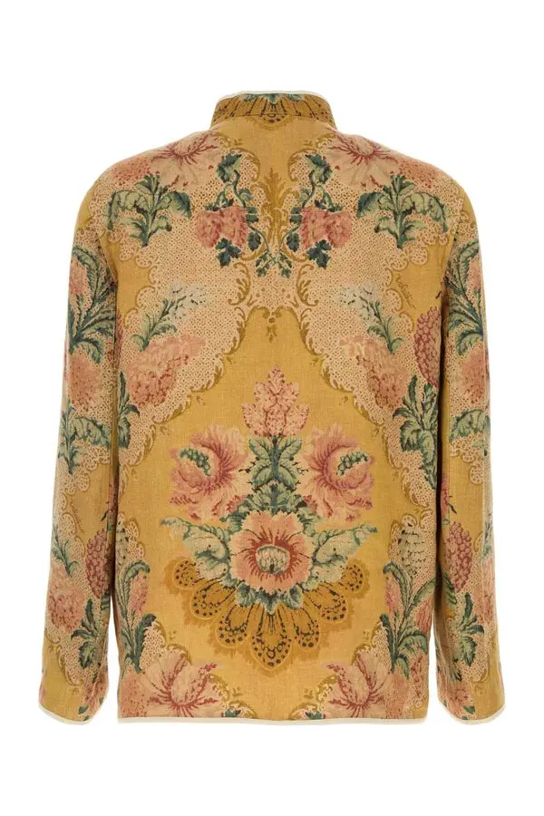 Valentino Garavani Printed Linen Shirt - Multicolor