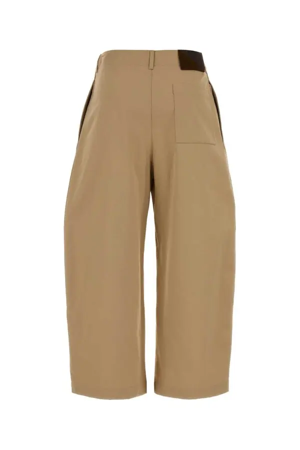 Loewe Beige Cotton Wide-leg Pant