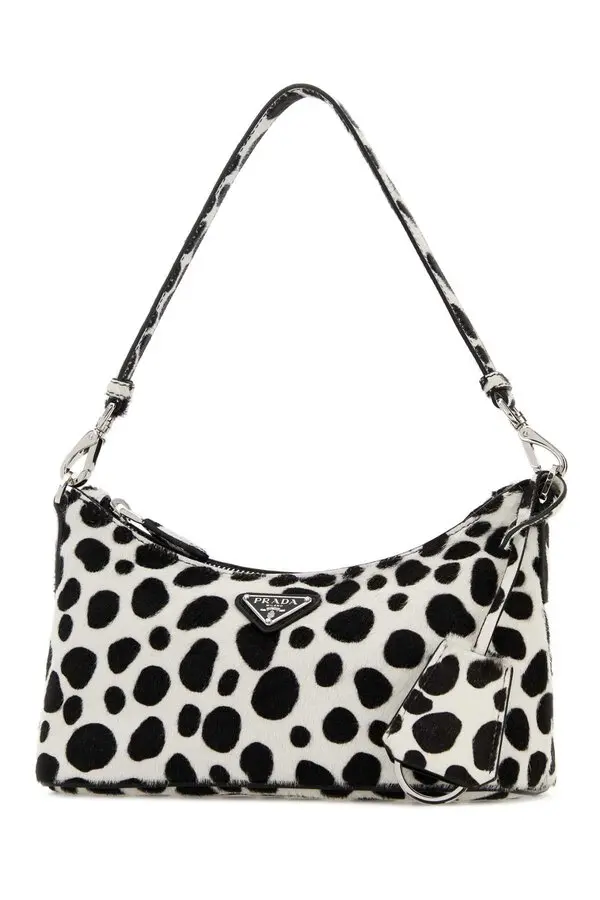Prada Printed Calf Hair Handbag