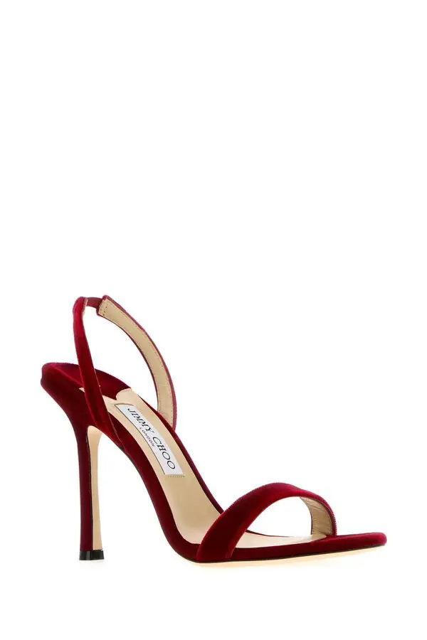 JIMMY CHOO Velvet Jenn Sandals