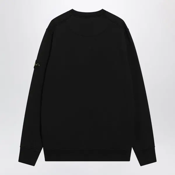 Stone Island Cotton Crew-neck Sweatshirt - Black