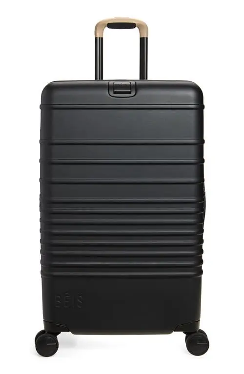 BEIS The Medium Check-in 26-inch Hardside Rolling Suitcase - Black