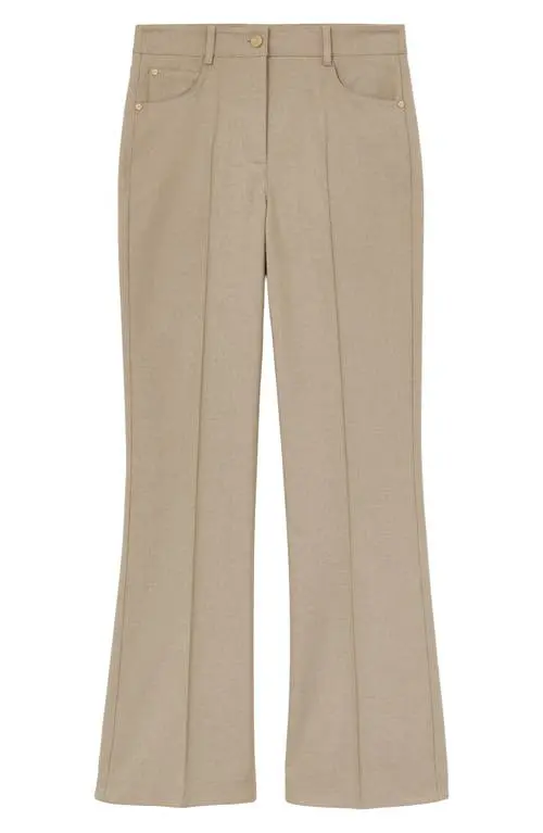 REISS Sofia Flare Twill Trousers