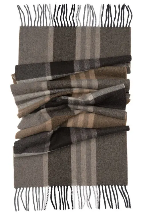 ELIZABETTA Viscontiwool Cashmere Scarf - Tan