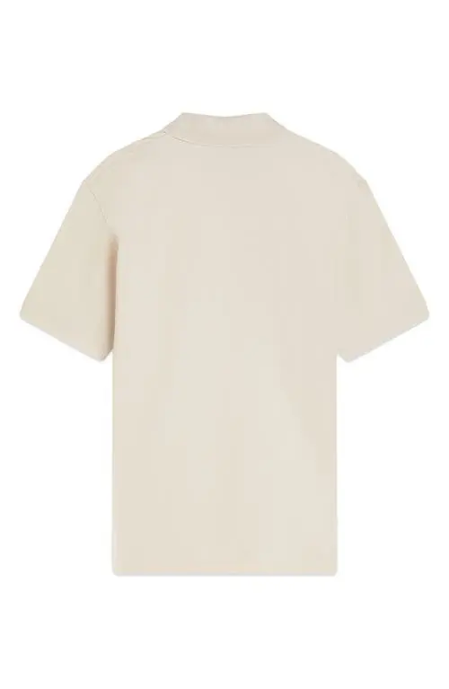 Scotch & Soda Relaxed Fit Cotton Piqué Polo - Eggnog